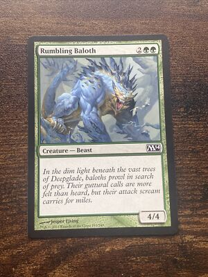 Rumbling Baloth 193/249 M14 Magic 2014 MTG Magic The Gathering D6919 ...