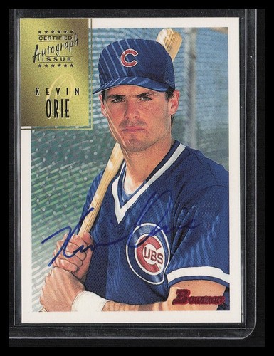 KEVIN ORIE 1997 Topps Bowman Certified Autograpgh Issue Auto Chicago ...
