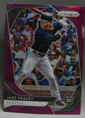 2020 Panini Prizm Purple Prizm Jake Fraley Rookie Baseball Card #19 | eBay