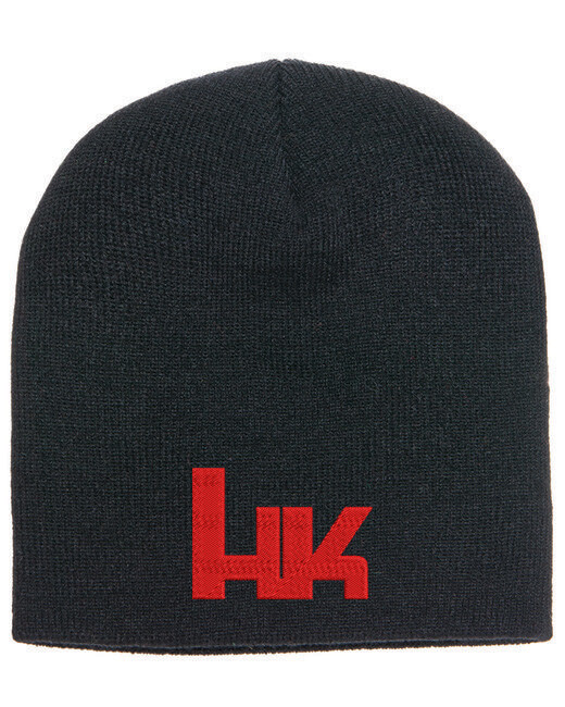 Heckler and Koch HK Logo Embroidered Beanie Winter Hat with or Without ...