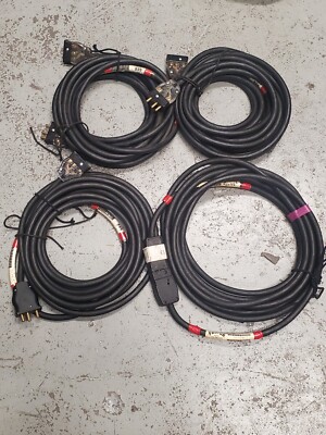 25' 14/3 Type S 14 AWG 3 Conductor 20A 125V Stage Pin Bates Cable 25 Ft ...