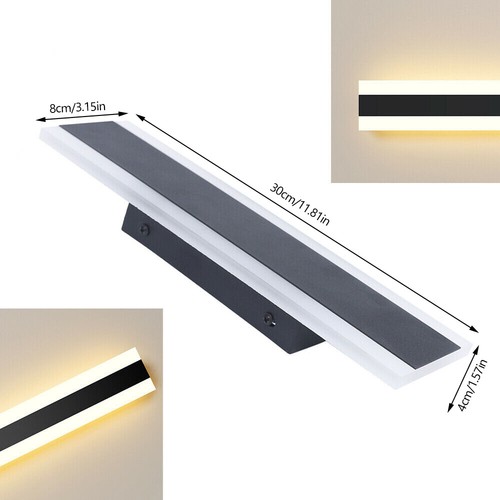 30W Modern LED Wall Light Line Design Exterior Outdoor Porch Sconce ...