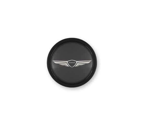 Hyundai Genesis Floating Wheel Center Caps 4P Black Accessory KOREA ...
