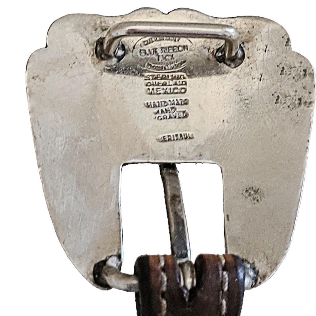 Blue Ribbon Tack Sterling Silver Western Show One Ear Headstall | eBay