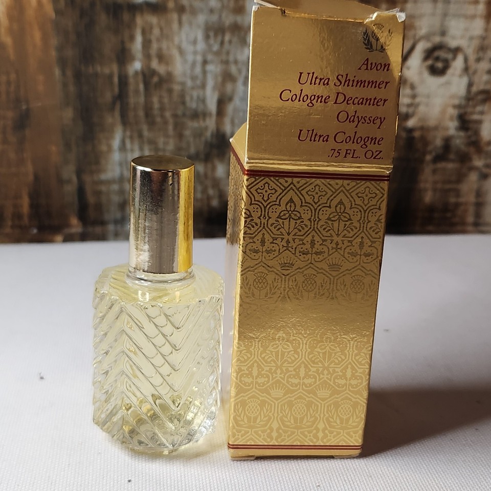 NEW Vintage 1981 Avon Odyssey Ultra Cologne FULL 0.75 oz Bottle Shimmer ...