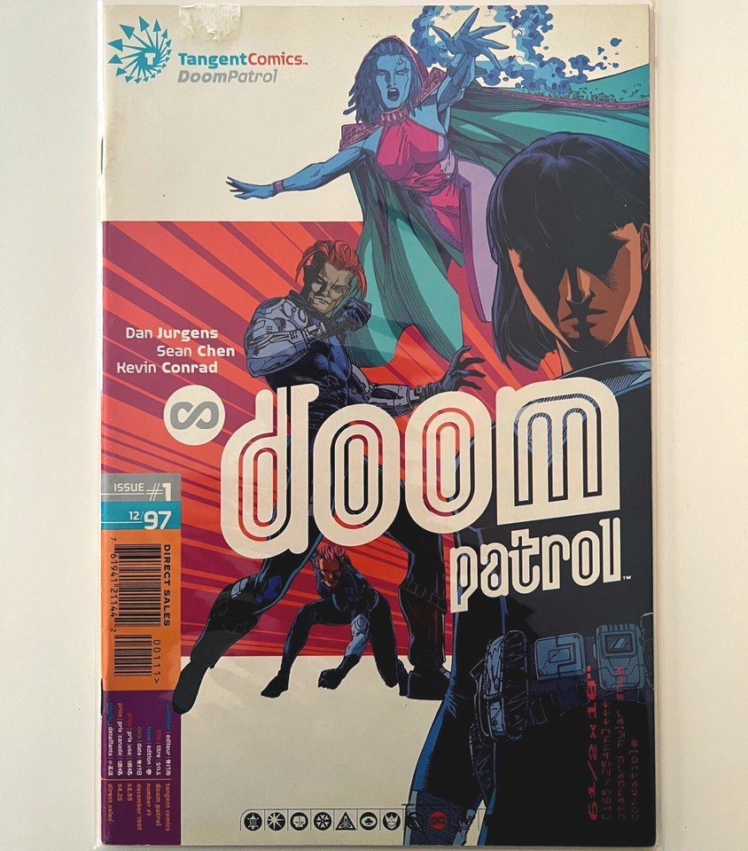 1997 Tangent Comics Doom Patrol #1 Vintage Comic Books Fantasy Scifi | eBay