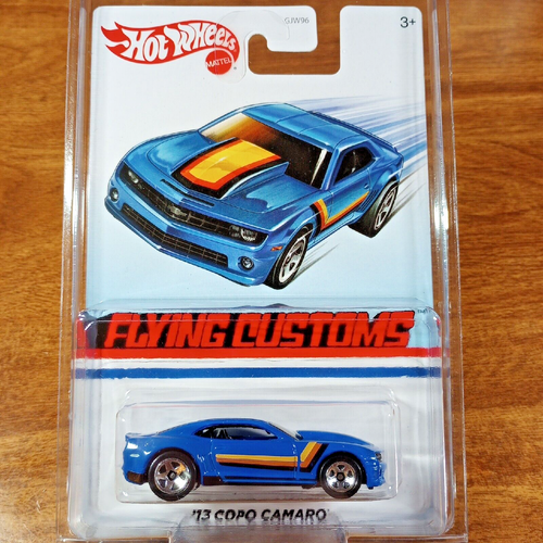 Hot Wheels Flying Customs '13 COPO Camaro Blue 5 Spoke Malaysia 2020 ...