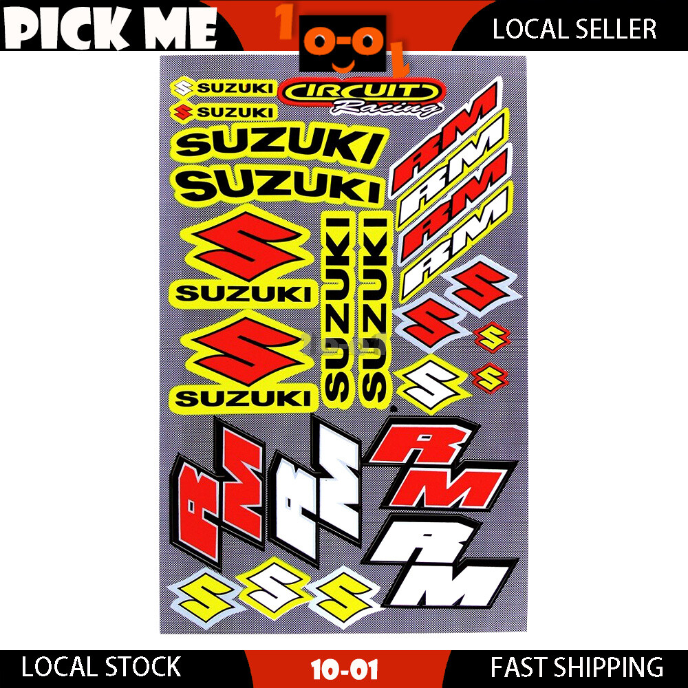Sticker Decal Kit For Suzuki RM50 RM60 RM65 RM80 RM85 RM250 RM125 Dirt ...
