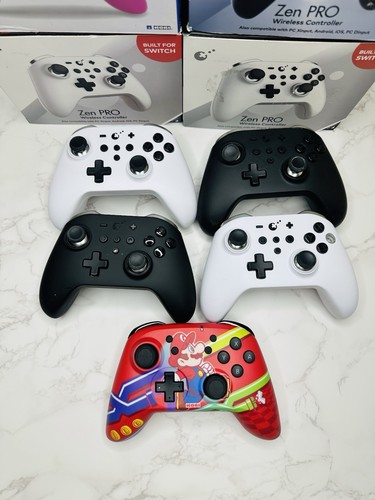 Lot Of 11 Nintendo Switch Wireless Controllers- Mario, Zen Pro, Hori ...