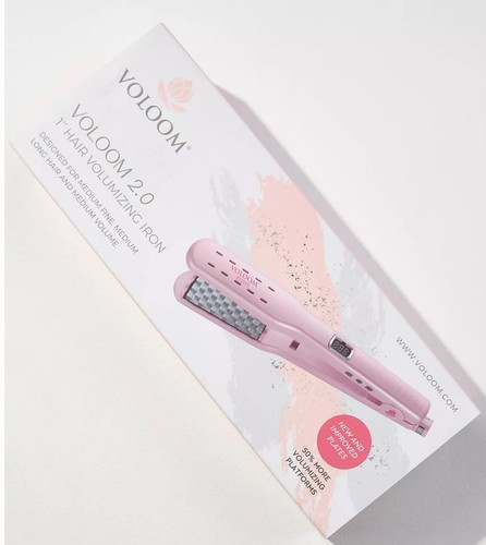 Voloom Petite 1" Volumizing Hair Iron Pink OIPPET1.0B - Tested Works | eBay