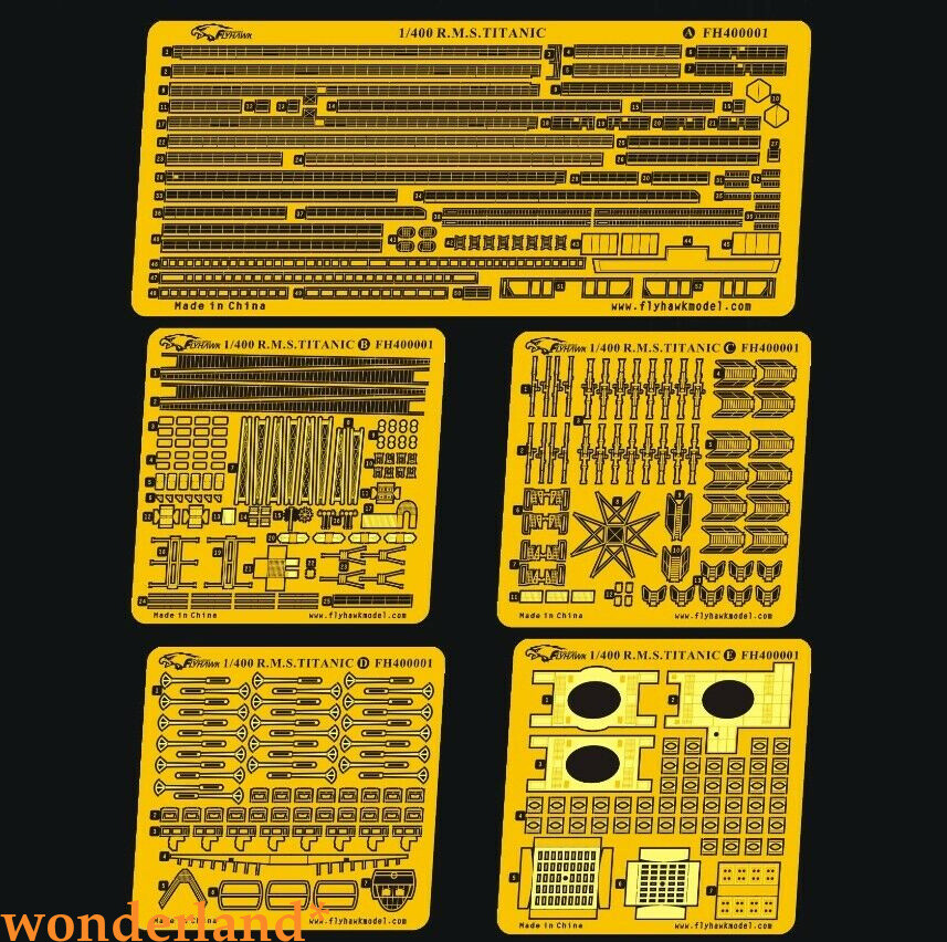 Flyhawk 400001 1/400 R.M.S. TITANIC Upgrade Parts for Academy Beautiful ...