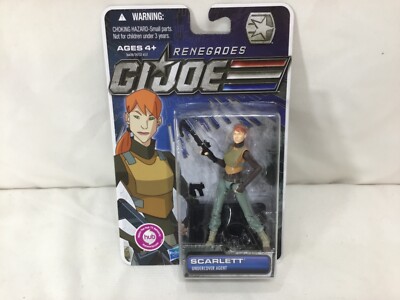 2011 GI Joe Renegades Scarlett Agent Figure MOC Sealed 30th Anniversary ...