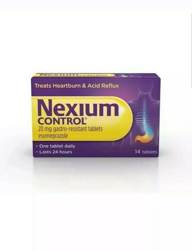 NEXIUM CONTROL 20MG G/R TABLETS for HEARTBURN & ACID REFLUX- 14 TABLETS ...