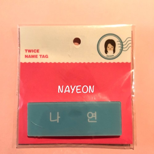 In Stock! TWICE POP-UP STORE TWICELAND OFFICIAL NAME TAG -SELECT 1 ...