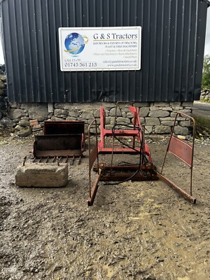 Massey 135 etc Loader C/W bucket Fork Weight Bale Grab | eBay UK