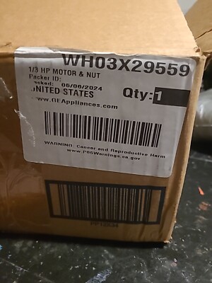 WH03X29559 Genuine GE Washer Drive Motor | eBay