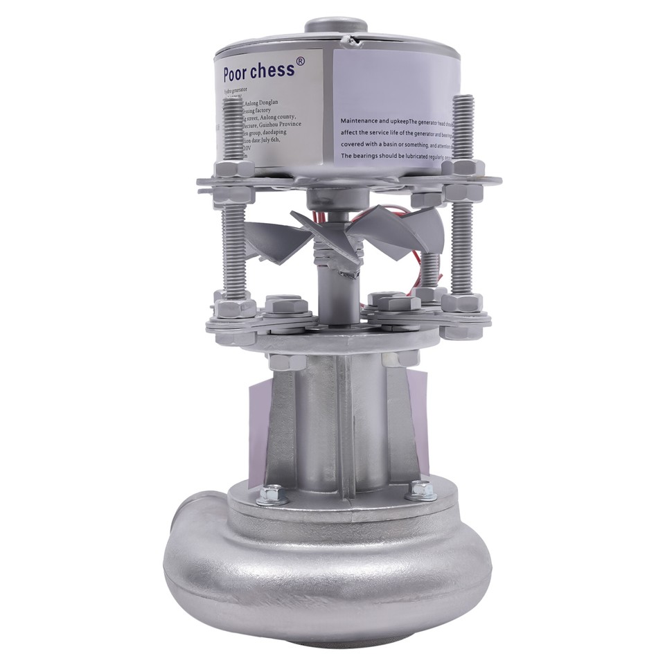 Portable Mini Hydro Generator Water Turbine Generator Hydro Power ...