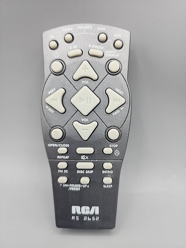 RCA Remote Control RS2652 Multi Unit Radio Cd Tape Aux RC Tested | eBay