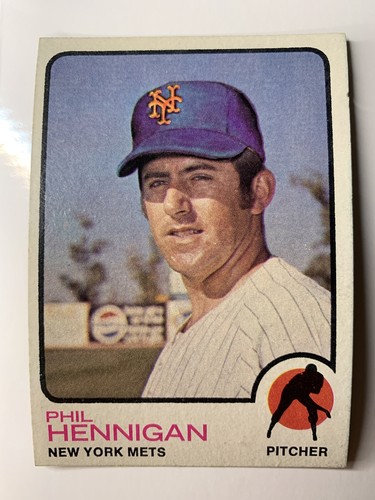 1973 Topps Phil Hennigan #107 New York Mets | eBay