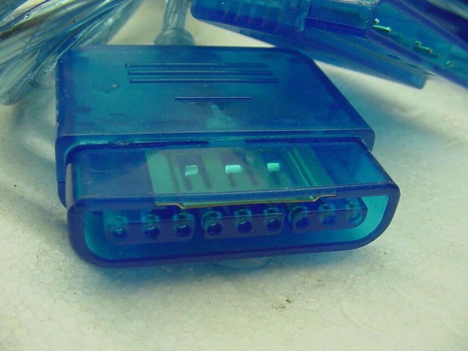 x2 blue ps 2 one ps1 playstation game controller extension 6ft plug ...