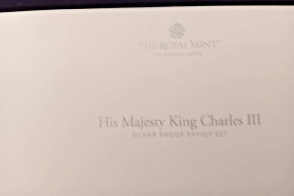 His Majesty King Charles III Silver Proof Effigy Set Limited Edition ...