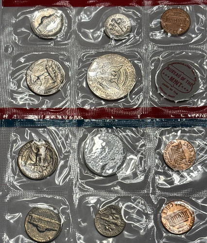 1969 Uncirculated Coin Set U.S Mint Original Government Packaging OGP ...