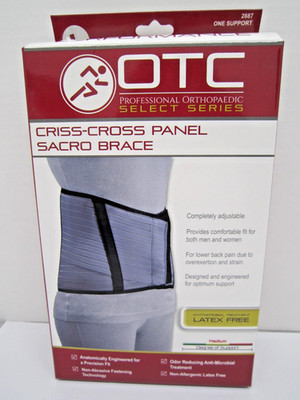 OTC Professional Orthopaedic Criss-Cross Panel Sacro Brace Large | eBay