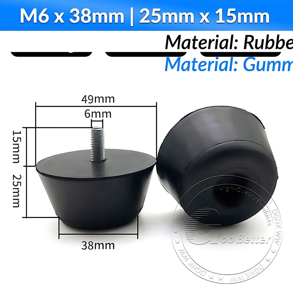 Rubber Adjustable Feet M6 M8 M10 Screw Leveling Table Foot Machine ...