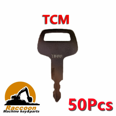 50pcs T800 Keys 26322-42311 Loader Ignition Key For Various TCM Wheel ...