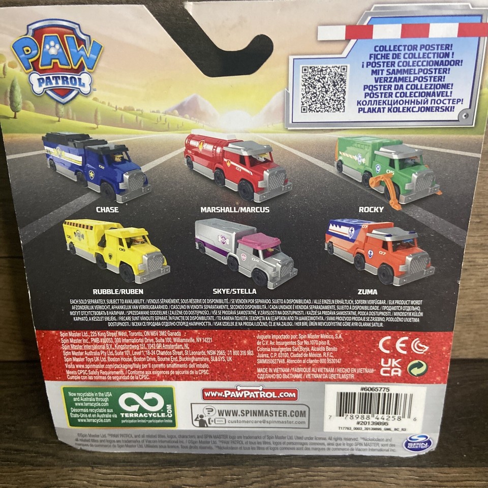 Paw Patrol Big Truck Pups Skye & Big Rig True Metal Vehicle NEW IN ...