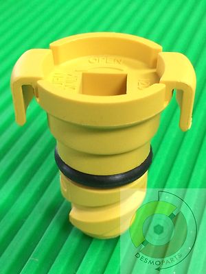 Ford 6.7L Oil Drain Plug F250 F350 yellow plastic drain cam plug with ...