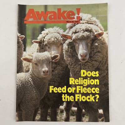 Awake Magazine Watchtower March 22, 1988 Does Religion Feed or Fleece ...