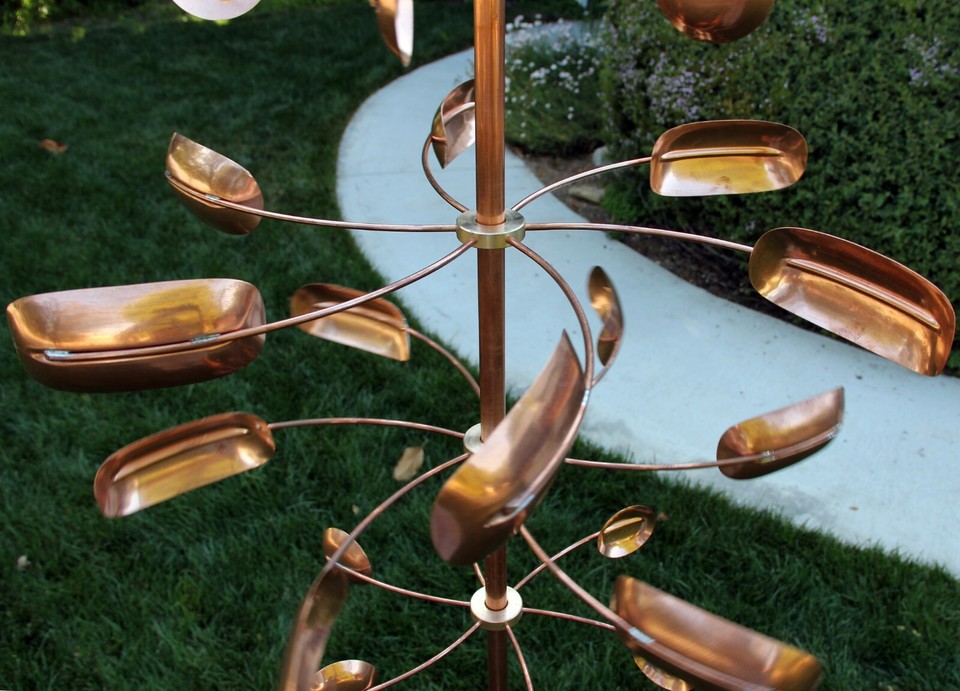 Stanwood Wind Sculpture: Kinetic Copper Spinner - Quaking Aspen | eBay