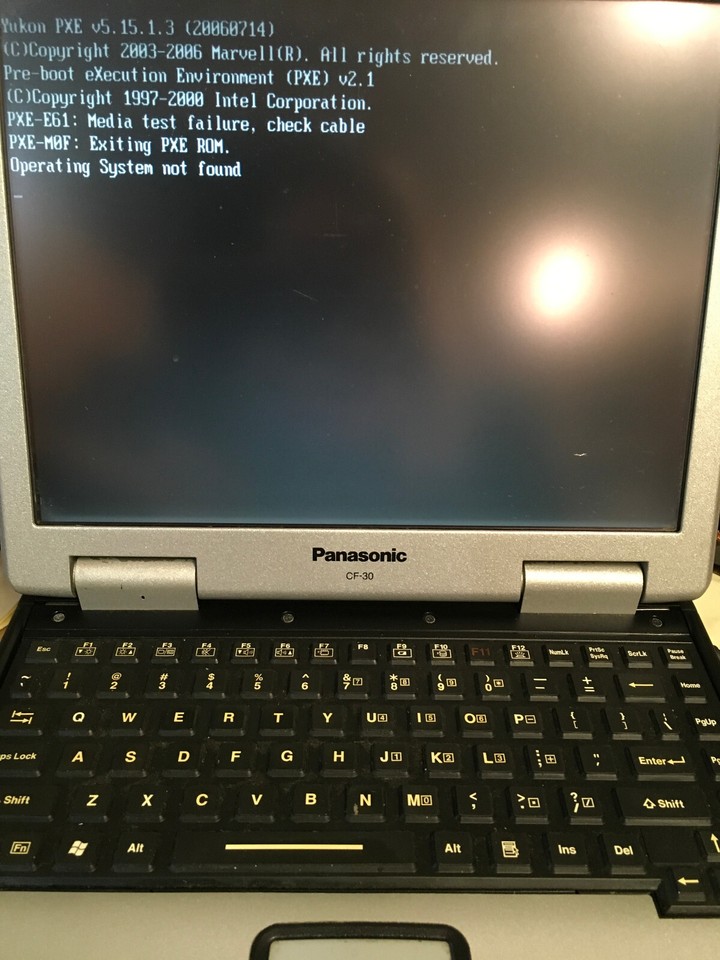 VINTAGE Panasonic CF-30 Toughbook 13.3" Intel Core 2 Duo with rubber ...
