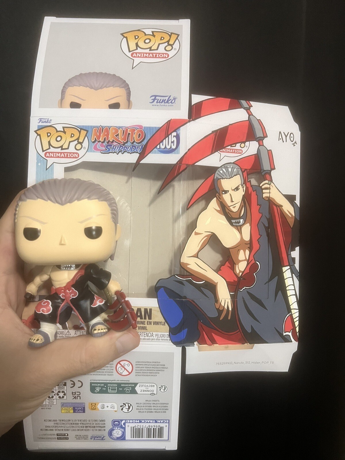 Funko Pop! Vinyl: Naruto Shippuden - Hidan #1505 889698755290 | eBay