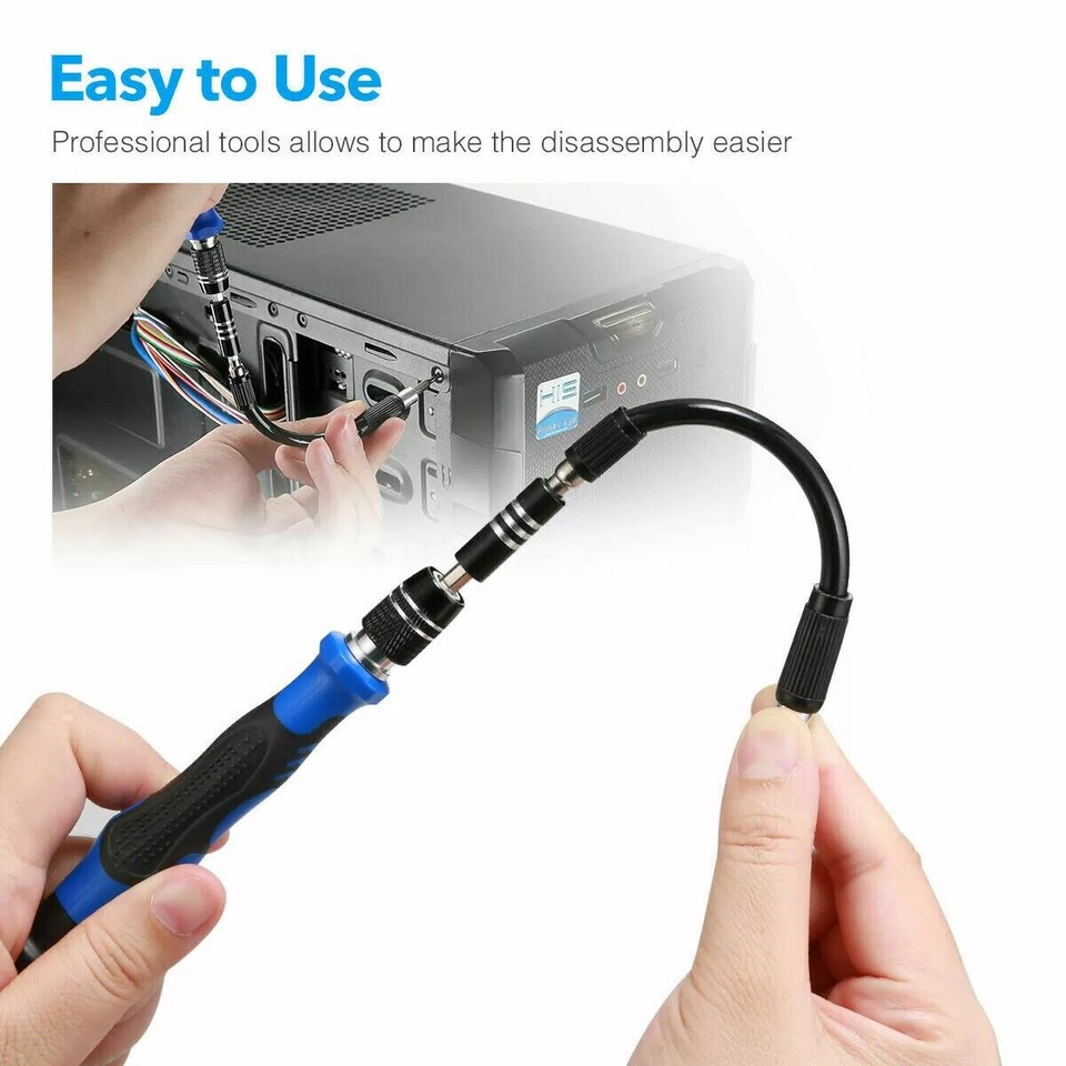 60X Screwdriver Set Computer Repair Kit Laptop PC Precision Screwdriver ...