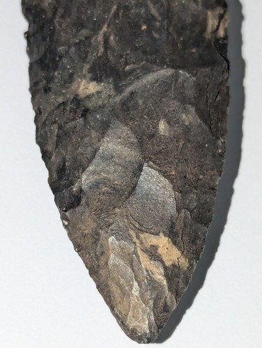 Authentic Archaic Native American Chert Knife Blade / Spear Point–3.75 ...