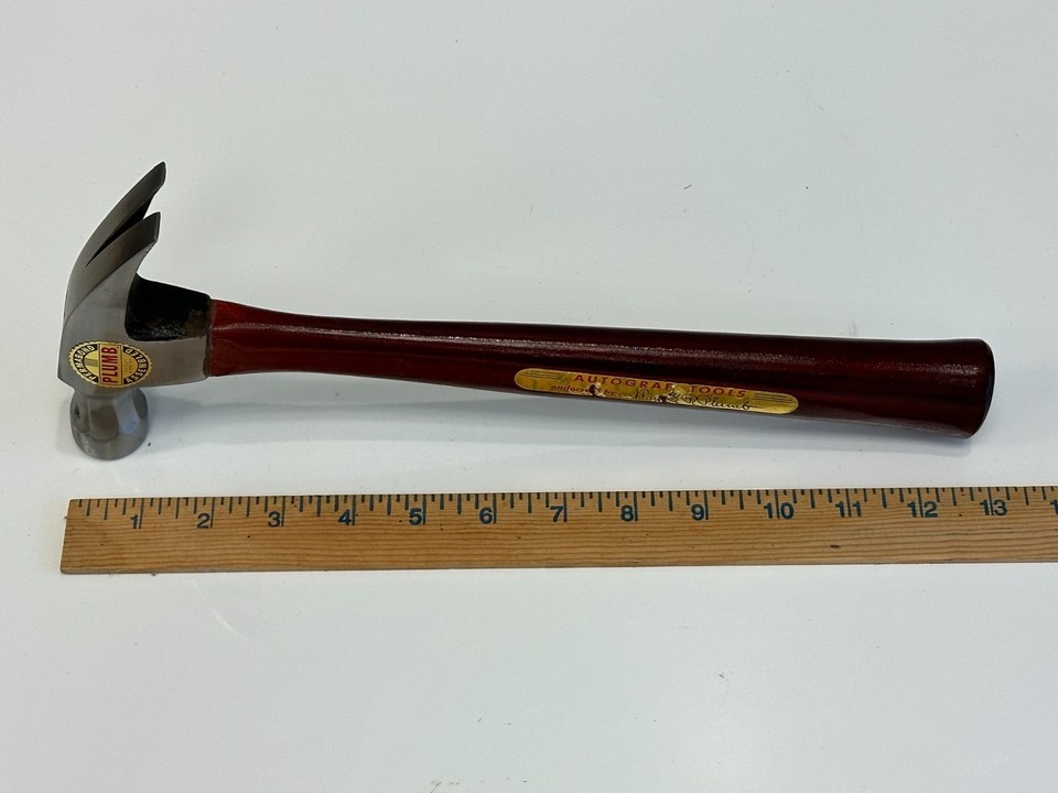 NOS Plumb USA CR11-1/2 16oz Fayette R Autograf Permabond Claw Hammer ...