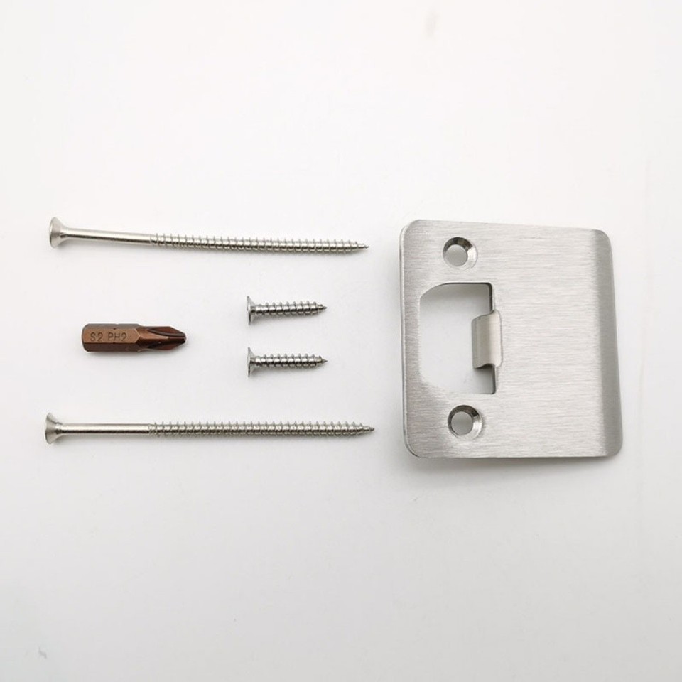 Extra Wide Lip Door Strike Plate Heavy Duty Version With Mounting ...