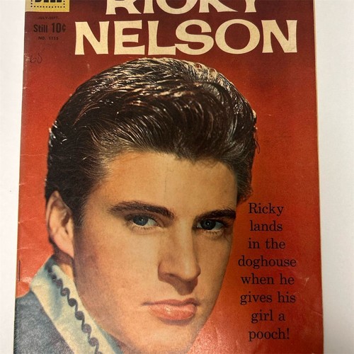 Vintage Ricky Nelson Comic Book Silver Age Dell Publishing Pop Culture ...
