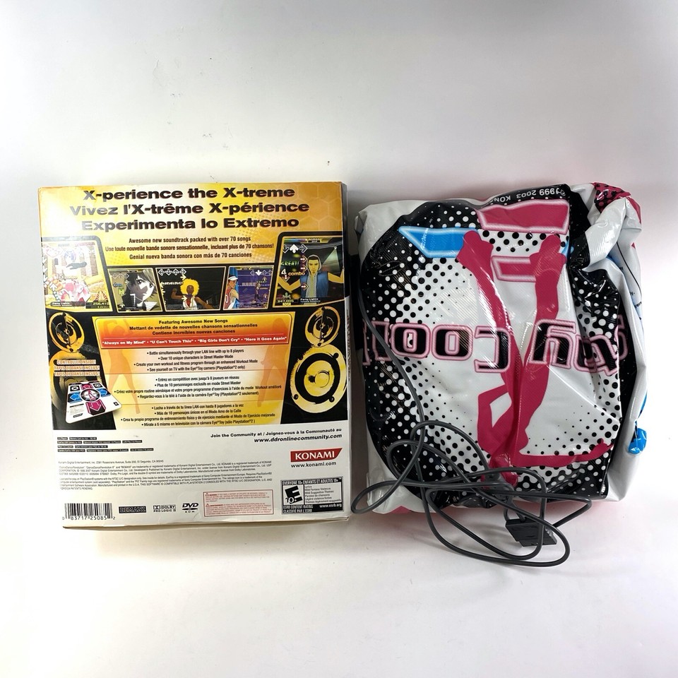 Dance Dance Revolution X PlayStation 2 Mat & Box Only (No Game) - PS2 ...