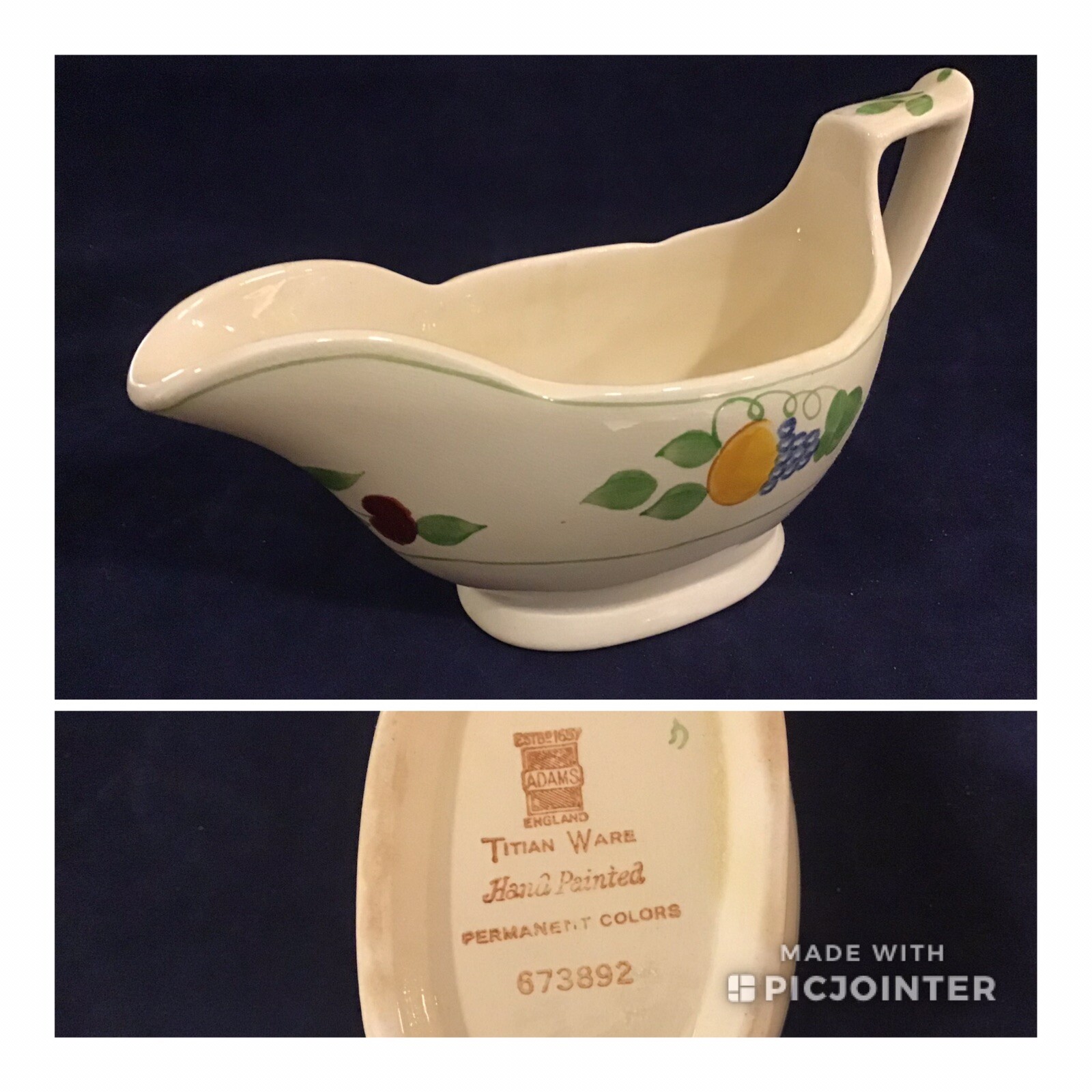 Adams Royal Ivory Titian Ware Set of 5 Tea Cups 673892 England ...