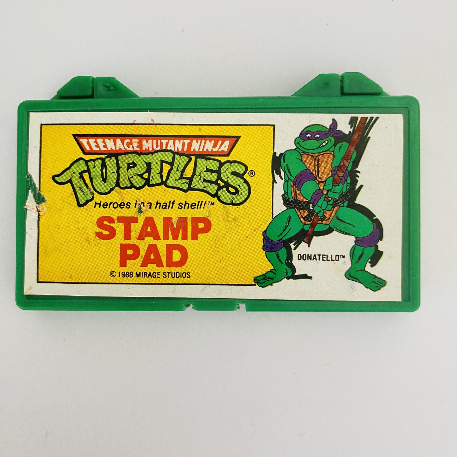 Teenage Mutant Ninja Turtles TMNT Retro Rubber Stamp Set w/ Ink Pad ...