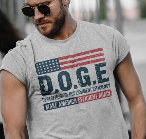 DOGE Dept of Gov Efficiency Trump 47 D.O.G.E Musk Tee Funny Political T ...