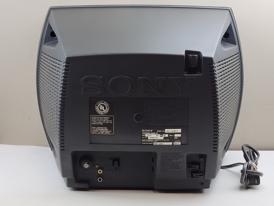 Sony Trinitron KV-13FM12 CRT 13” Color Tube Television Retro Gaming TV ...