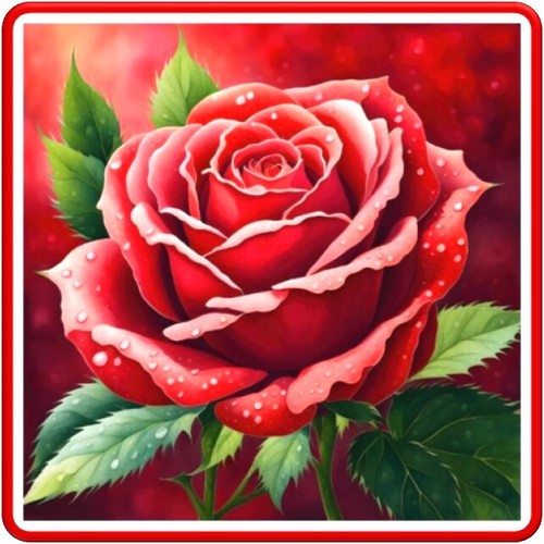 30 Custom Classic Red Rose Personalized Address Labels | eBay