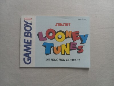 Looney Tunes - Nintendo Game Boy Original (Instruction Manual Only) | eBay