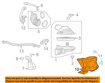 2016-2024 Chevrolet Camaro Engine Air Intake-Air Baffle | 23507393 | GM OEM