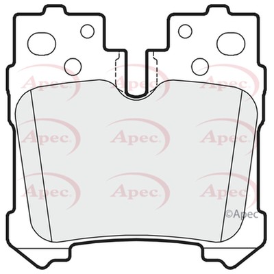 Genuine OE Quality Apec Rear Disc Brake Pads Set - PAD1623 | eBay
