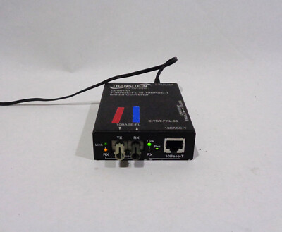 Transition Networks Fiber Optic Ethernet 10Base-FL 10Base-T Media ...
